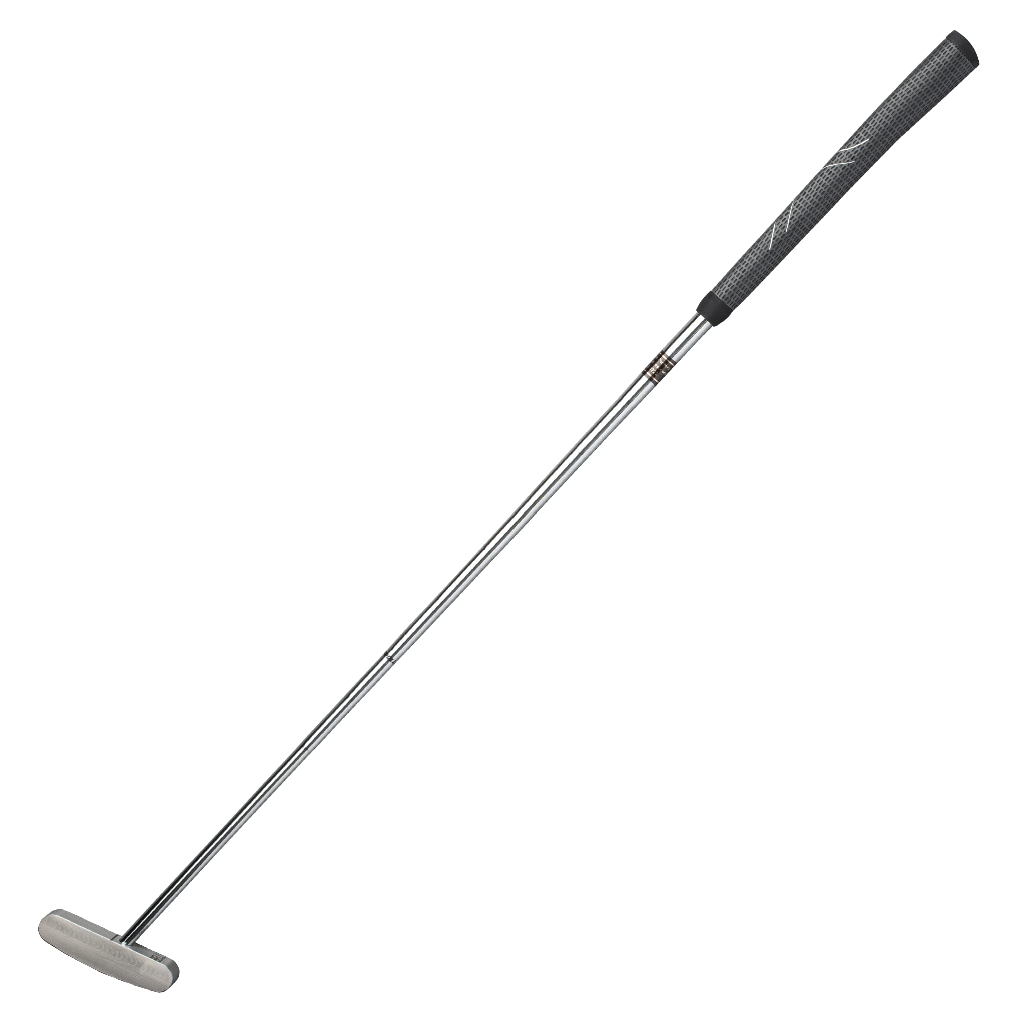 Bell TW-340 Two-Way Toe Balance CNC Milled Golf Putter + Winn Dri-Tac Dark Gray Jumbo Grip (Ambidextrous, 32)