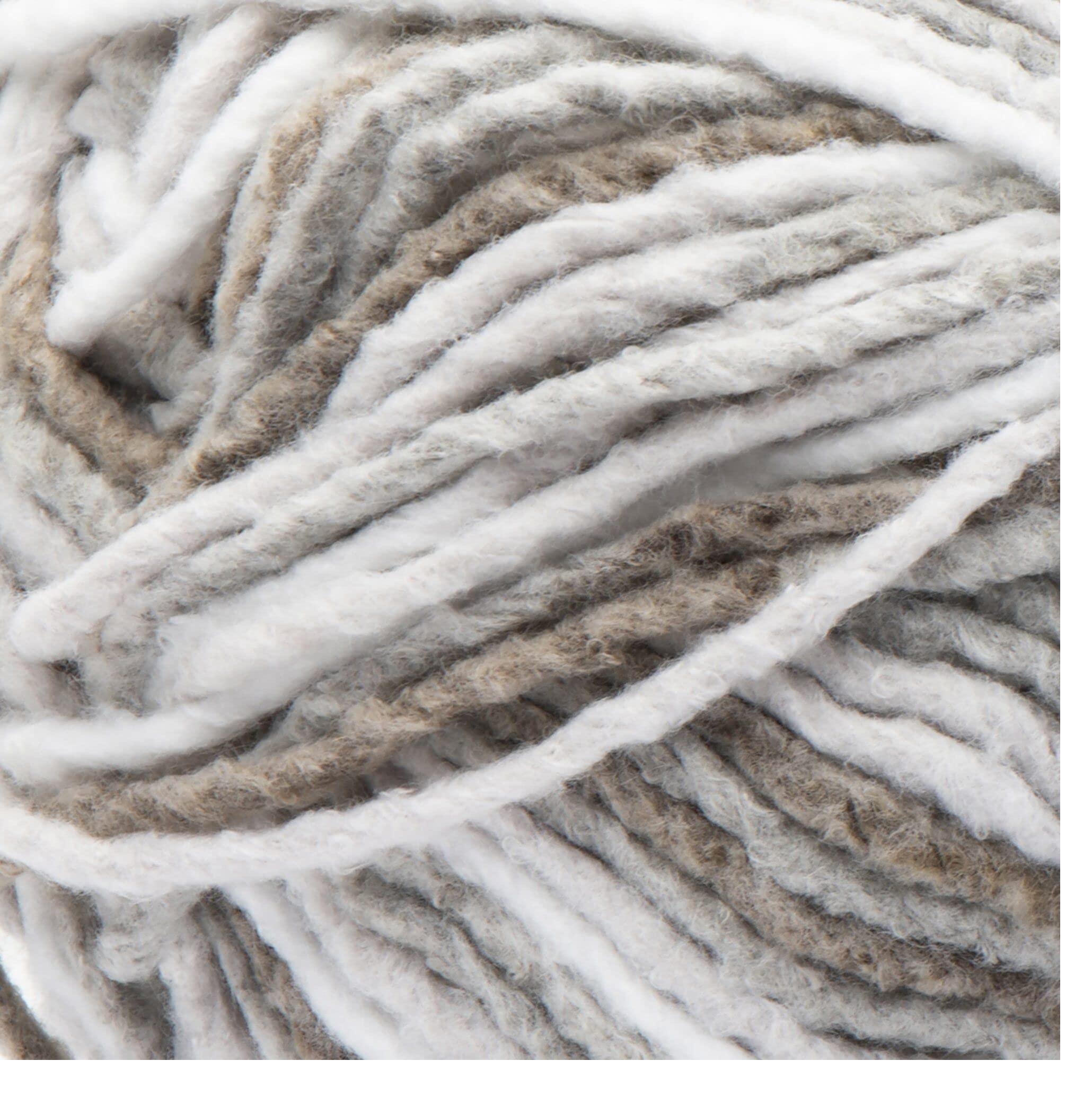 Bernat Yarn Bernat Forever Fleece Yarn, Super Bulky 6, Big Ball 9.9 Oz, 2-Pack Bundle with Bella's Crafts Stitch Markers (Latte)