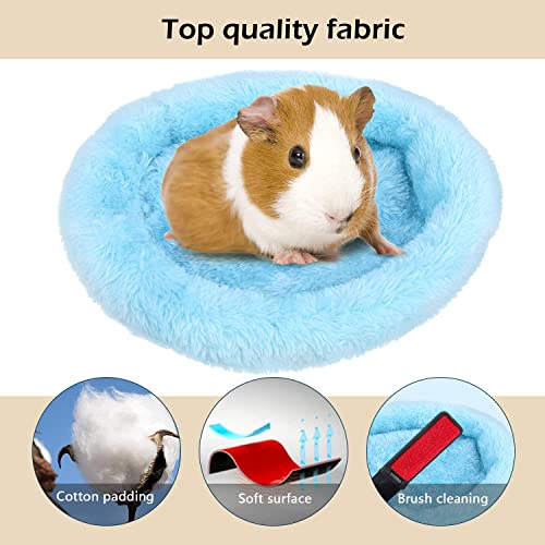 FEBSNOW Guinea Pig Beds, Hamster Bed Hedgehog Bed for Hamster/Hedgehog/Squirrel/Tortoise/Lizard and Other Small Animal with 1 Pack Hair Remover Brush