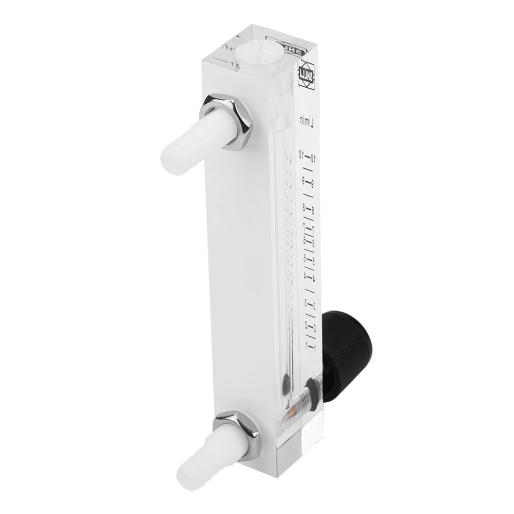 Gas Flowmeter,Air Meter 1-10LPM,with Control Valve for Oxygen/Air/Gas,for Detecting The Oxygen or Other Gas, Control Oxygen