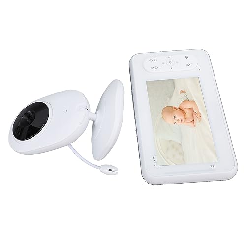 FECAMOS Video Baby Monitor, Baby Monitor Camera 2 Way Talk 3018ft for Gift (US Plug)
