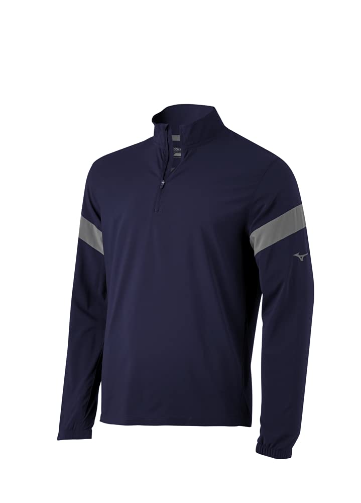 Mizuno Mens Adult Hitting Jacket, Navy-shade, Large US