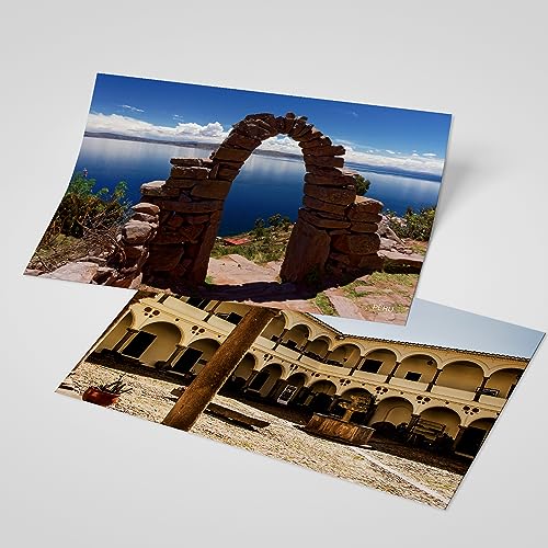 Dear Mapper Peru City Landscape Postcards Pack 20pc/Set Postcards From Around The World Greeting Cards for Business World Travel Postcard for Mailing Decor Gift