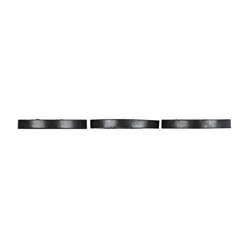 DANCO Leak-Preventing Showerhead Gasket, Black, 3/8-Inch x 3/4-Inch, 3-Pack (80925)