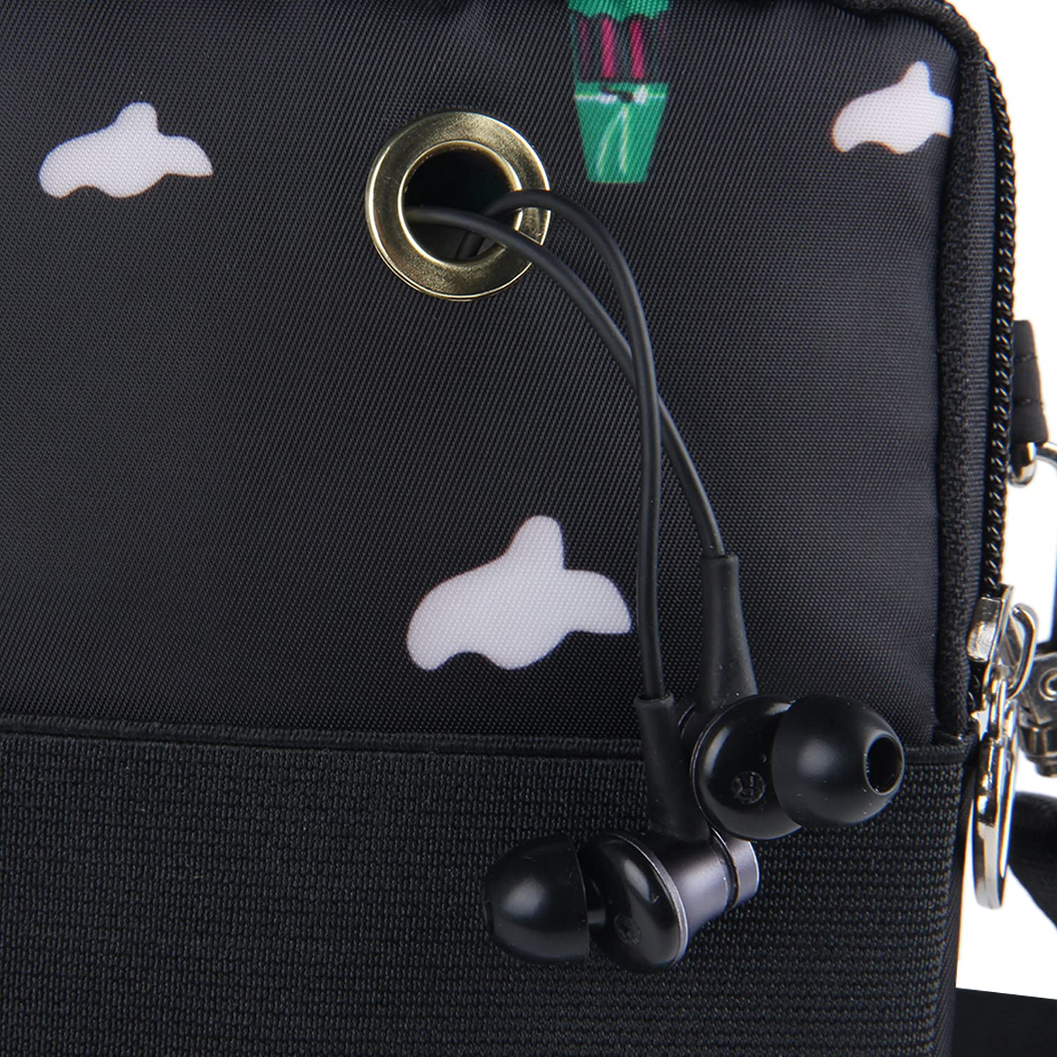 Freie Liebe Small Crossbody Bag Nylon Cell Phone Purse for Women Mini Lightweight Phone Wallet