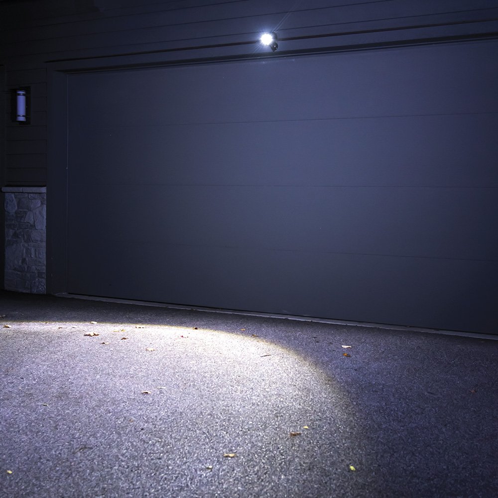 Mr. Beams MB394, 400 Lumen Version, Weatherproof Wireless Battery Powered Led Ultra Bright Spotlight with Motion Sensor, 4-Pack, Brown