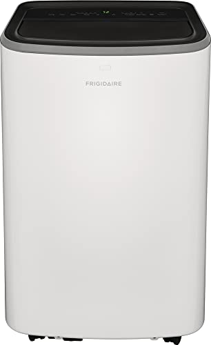 Frigidaire FHPH142AC1 Portable Room Air Conditioner, 14K BTU (ASHRAE) / 10K BTU (DOE) with Multi-Speed Fan/Dehumidifier Mode/Supplemental Heat/Window Kit/Built-in Air Ionizer/Washable Filter,in White