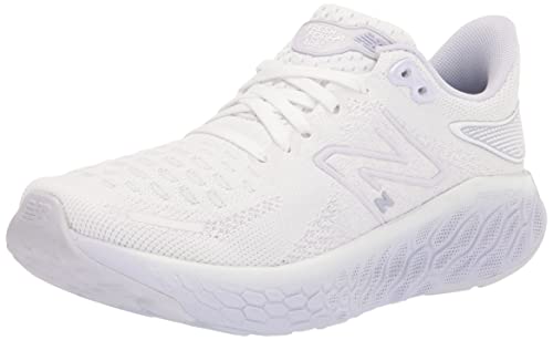 New Balance Women's Fresh Foam X 1080 V12 Running Shoe, White/Libra/Violet Haze, 8.5