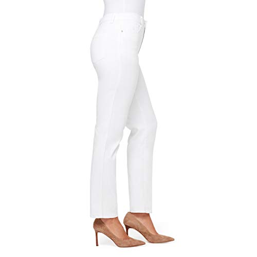 Gloria Vanderbilt womens Amanda Classic High Rise Tapered Jeans, Vintage White, 18 US Wide