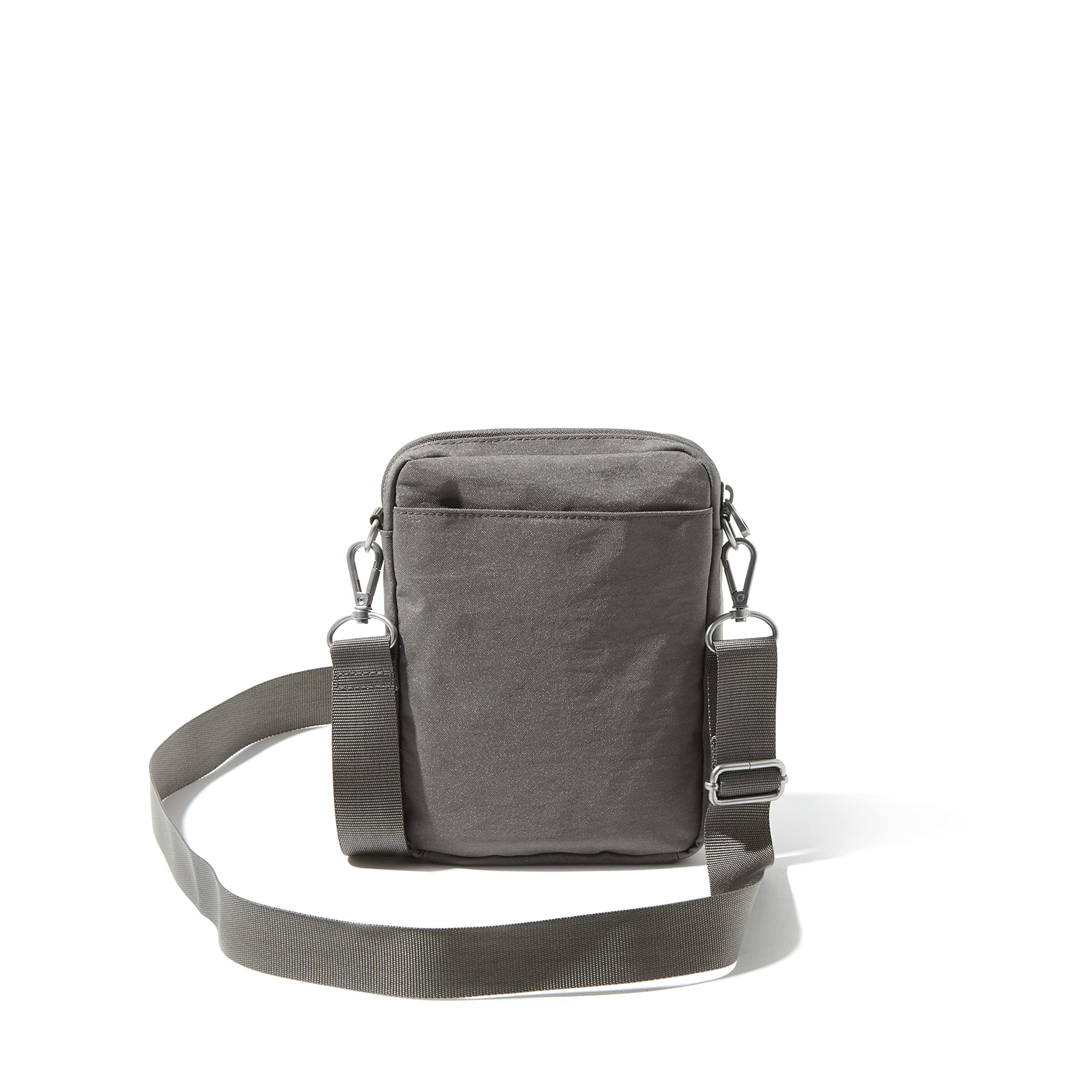 Baggallini Womens Urban Explorer Mini Crossbody, Sterling Shimmer, One Size US