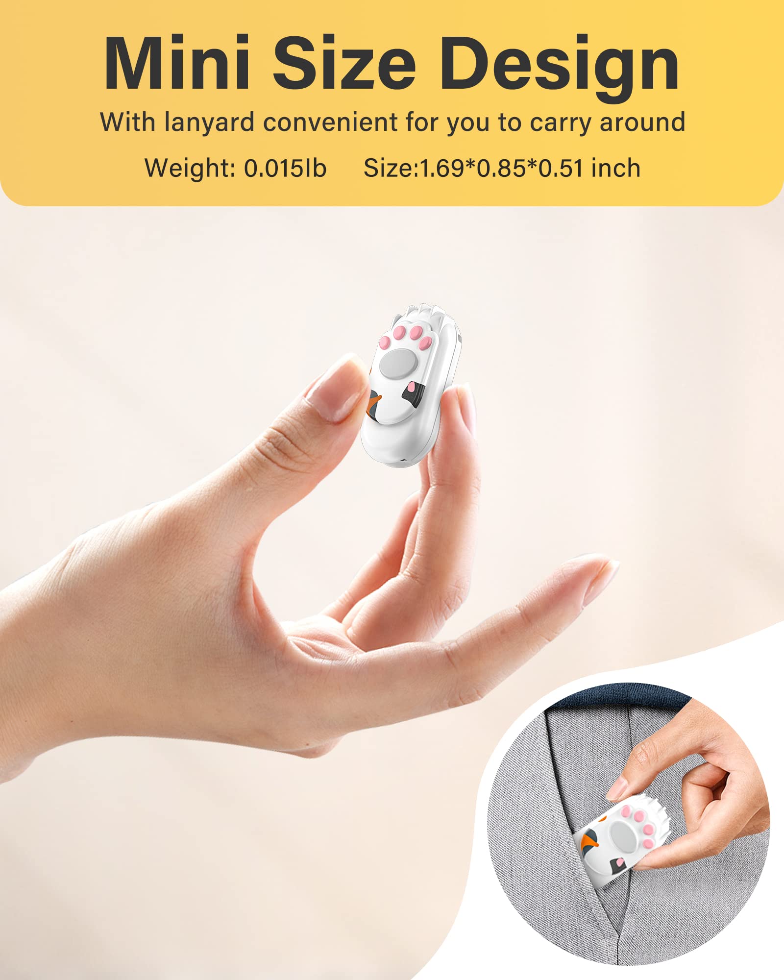 Cute USB Flash Drive Cat Paw Style 360°Rotation Thumb Drive Small Memory Stick Pendrive USB Storage Zip Drive Jump Drive