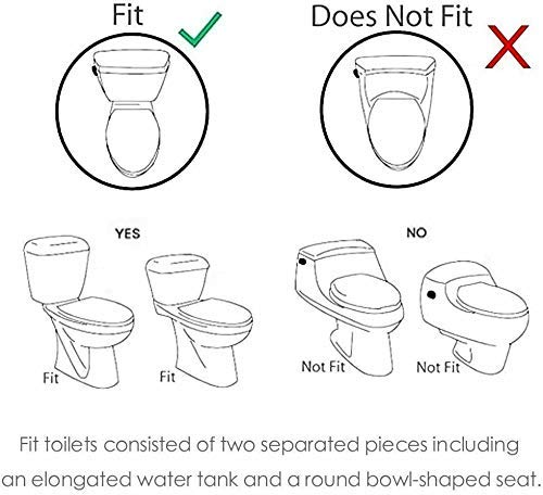 FreshBidet Non-electric Adjustable Angle Bidet Toilet Attachment (Warm Water Bidet)