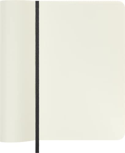 Moleskine Classic Notebook, Soft Cover, Pocket (3.5" x 5.5") Plain/Blank, Black, 192 Pages