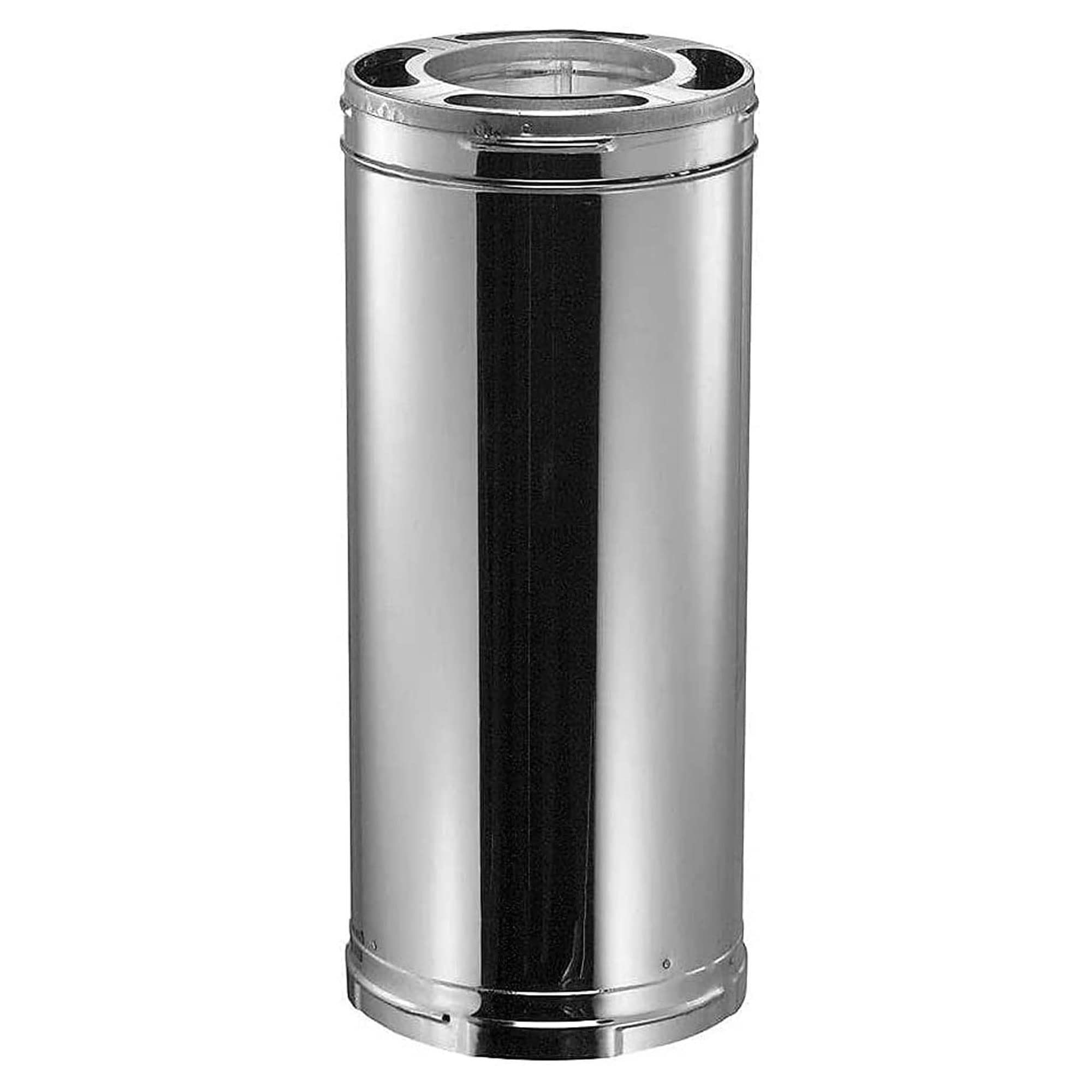 DuraVent 6DP 24 DuraPlus Triple Wall Chimney Pipe for Wood Stoves, Fireplaces, Furnaces, Boilers Stoves, Ranges, Water Heaters, 6 Diameter by 24