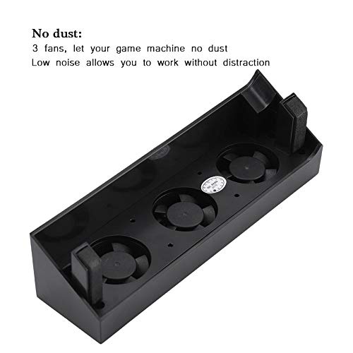 Mugast Cooling Fan for Sony Slim,Portable Gaming Console Intelligent Cool Fan System with Power Cable for PlayStation 4 Slim
