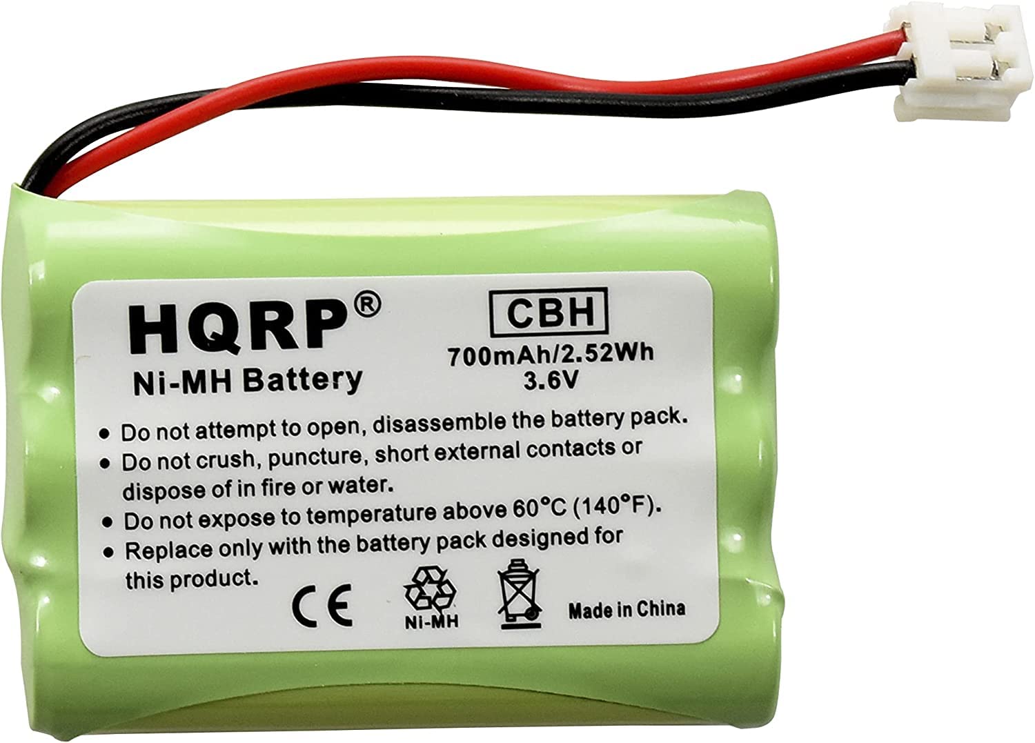 HQRP 2-Pack Phone Battery Compatible with VTech 6897, DS4121-3, DS4121-4, DS4122-3, i6717, i6725