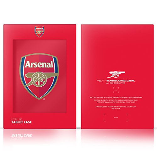 Head Case Designs Officially Licensed Arsenal FC Home 2023/24 Crest Kit Leather Book Wallet Case Cover Compatible with Apple iPad Air 2 (2014)