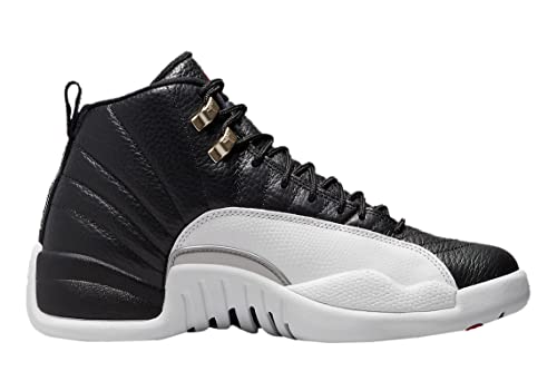 Nike Mens Air Jordan 12 Retro Sneaker, Adult, Black/Varsity Red-White, 9.5 M US