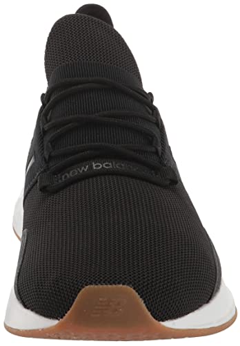 New Balance Men's Fresh Foam Roav V1 Running Shoe, Black/Grey, 11