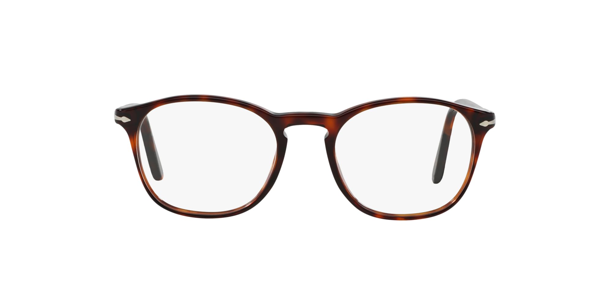 Persol PO3007V Square Prescription Eyewear Frames, Havana/Demo Lens, 52 mm