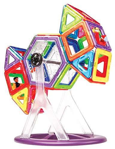 Magformers 63074 Creator Carnival Set (46-Pieces) Deluxe Building Set. Magnetic Building Blocks, Educational Magnetic Tiles, Magnetic Building STEM Toy Set