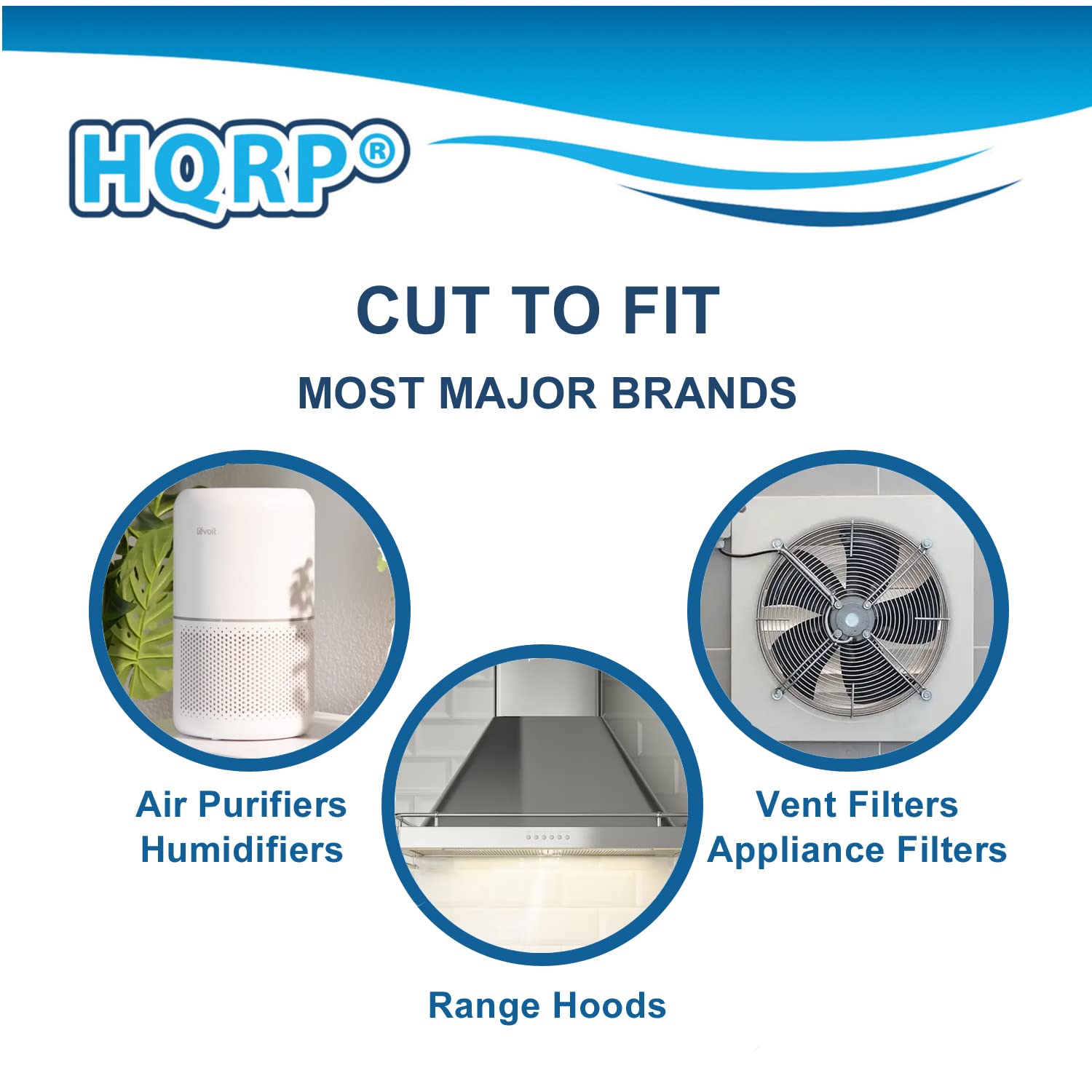 HQRP Odor-Reducing Pre-Filter compatible with Kenmore/Sears 83155, 83120 Replacement