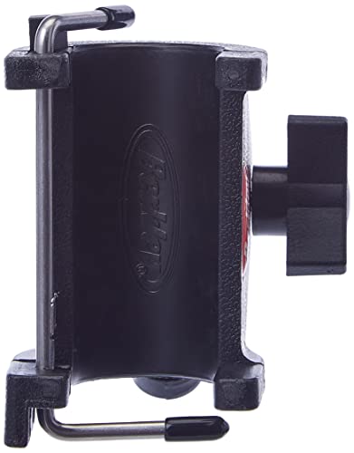 Berkley Quick-Set Boat Rod Holder, Sturdy Polypropylene Construction, Mountable with Locking Mechanism, Fits Easily on the Side or Top of the Gunwale or Other Boat Railings Black