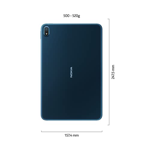 Nokia T20 | Android 11 | 10-Inch Screen | Tablet | US Version | 4/64GB | 8MP Camera | Ocean Blue
