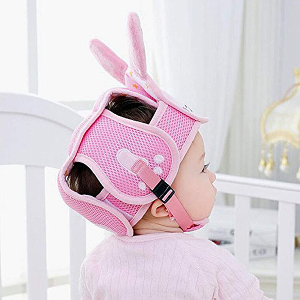 Baby Safety Helmet Head Protection Toddler Kids Adjustable Soft Headguard for Walking Crawling