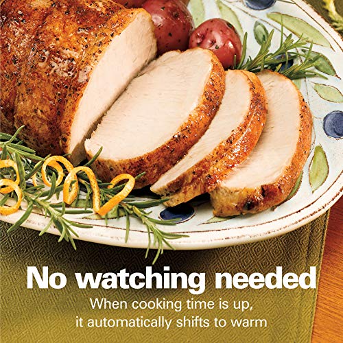 Hamilton Beach 33663 Programmable Slow Cooker Stovetop-Safe Sear & Cook Crock, Travel Lid Lock for Portable Transport, 6 Quart, Silver