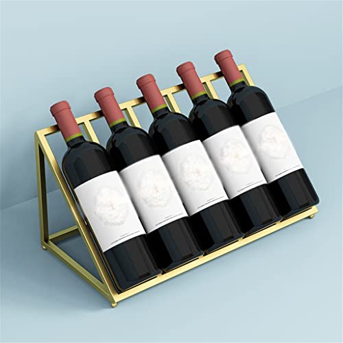 DLOETT Wine Bottle Rack Rack Home Living Room Decoration Cabinet Display Storage Rack Iron Wine Set