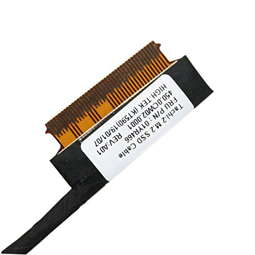 Huasheng Suda SSD Drive Connector State Cable Replacement for Lenovo ThinkPad T580 P52S M.2 01YR466 450.0CW02.0011 450.0CW02.0001