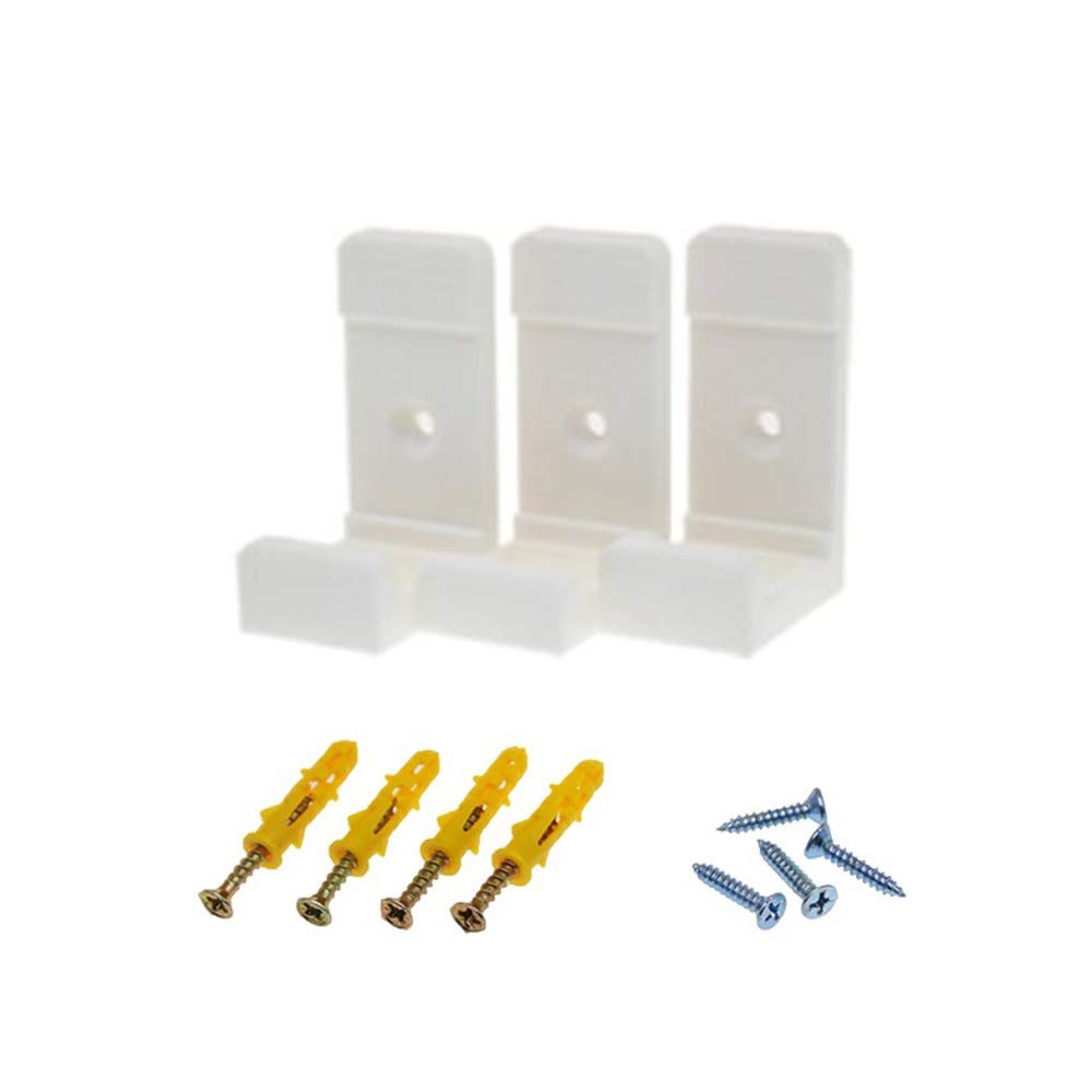 New Game Storage Set Bracket Wall Mount Console Stand Controller Holder Host Rack(2 sets-For PS4 Slim,white)