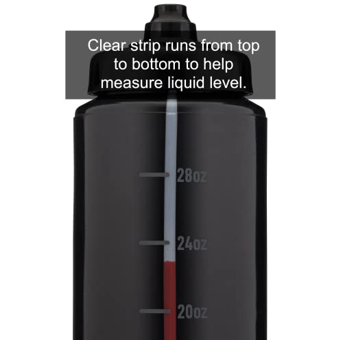 Hydra Cup - 4 PACK - 32oz Squeeze Water Bottles Bulk Set, BPA FREE, For Sports, Cycling, Bike, Quick Squirt Hydration, Shaker Cup Wire Whisk Included.