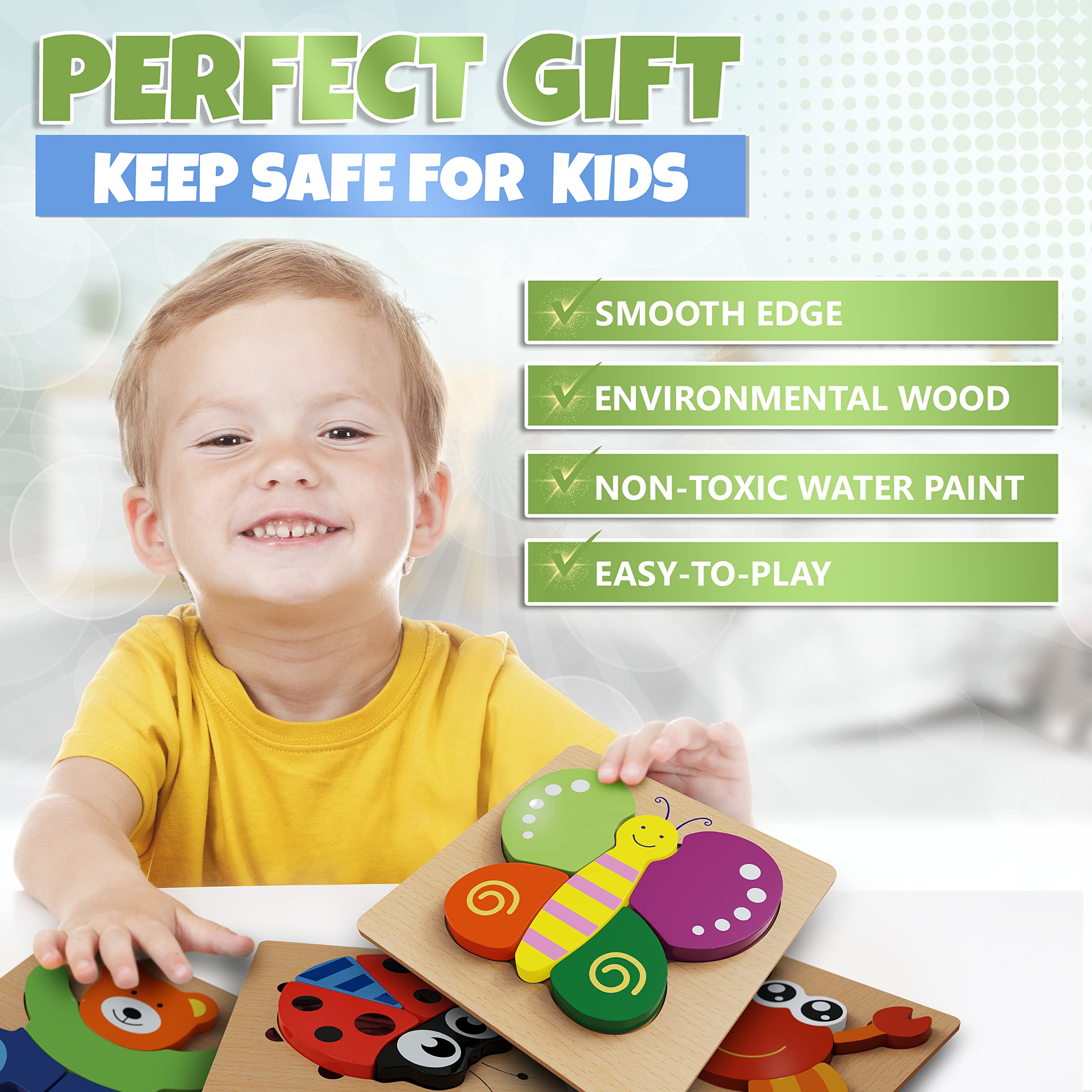 Magnetic Color and Number Maze - Wooden Puzzle Baby Toys