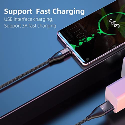 BoxWave Cable Compatible with VTech KidiBuzz G2 - MagnetoSnap PD AllCharge Cable (100W), Magnet PD 100W Charging Cable USB Type-C Micro USB for VTech KidiBuzz G2 - Jet Black