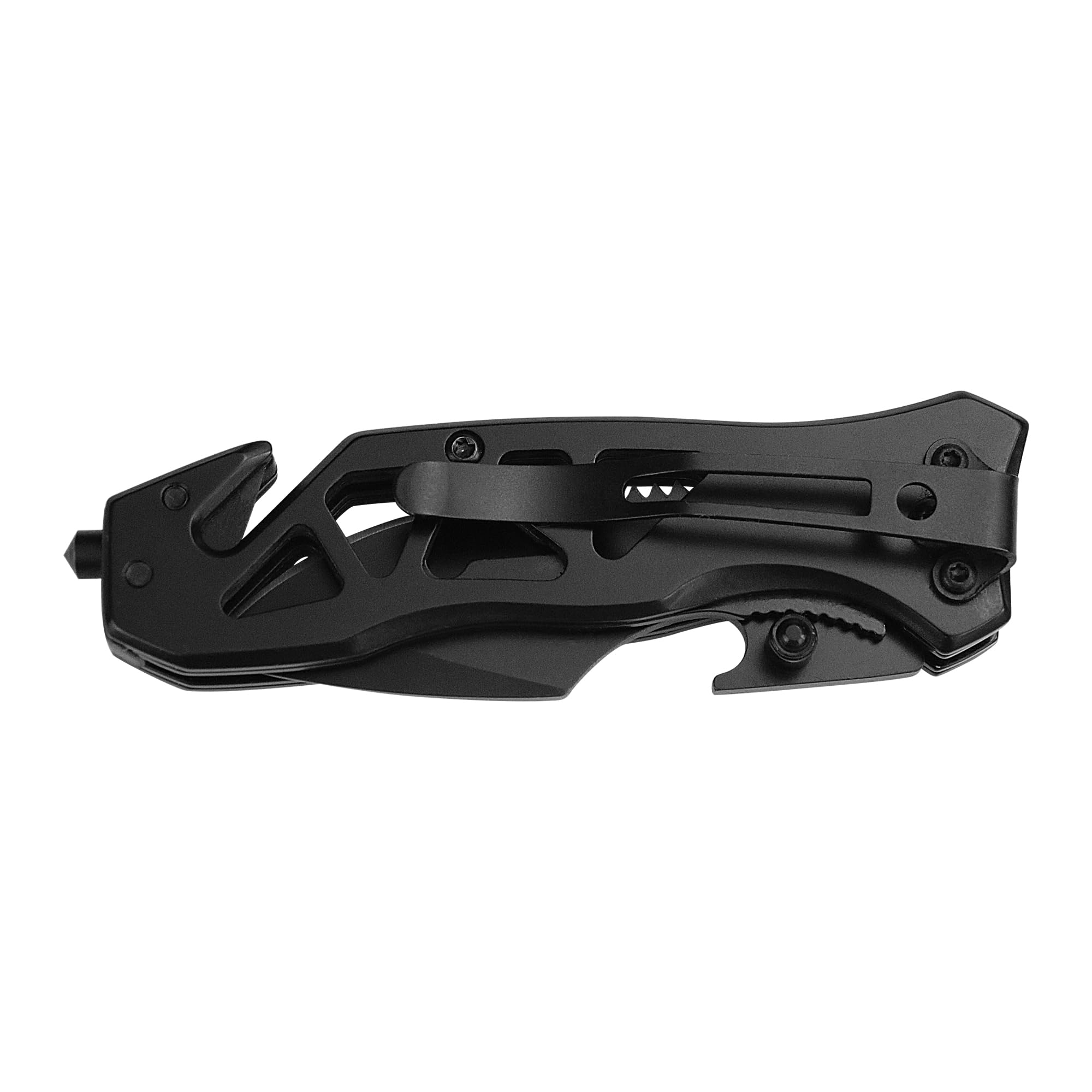XIPHIAS Cool Folding Pocket Knife with Glass Breaker, Bottle Opener and Rope Cutter, Birthday Father's Day (D2)