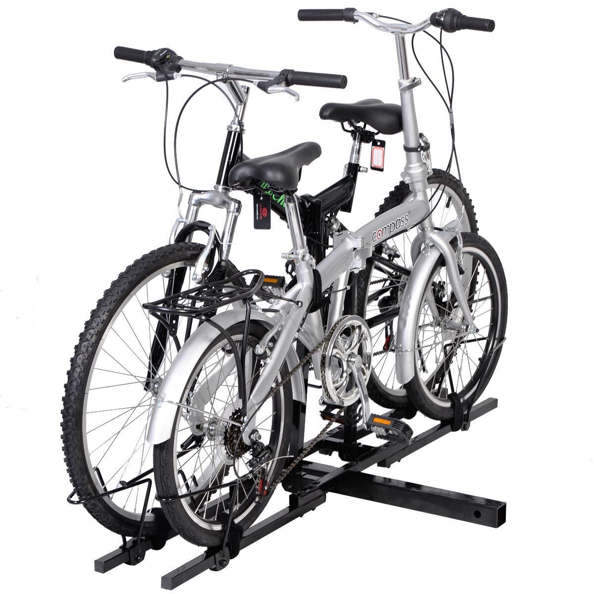 Bicycles 2 Bike Carrier Hitch Receiver 2'' Heavy Duty Mount Rack Truck SUV