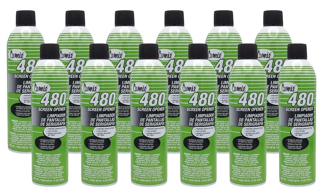 Camie Screen Opener; Case of 12 (20 oz) cans; 12 Count, Green