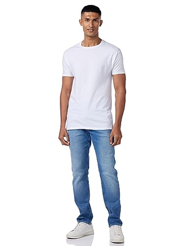 Hanes Men Hanes Men's Cotton Undershirt, Moisture-Wicking Crew Tee Undershirts, Multi-Packs Available