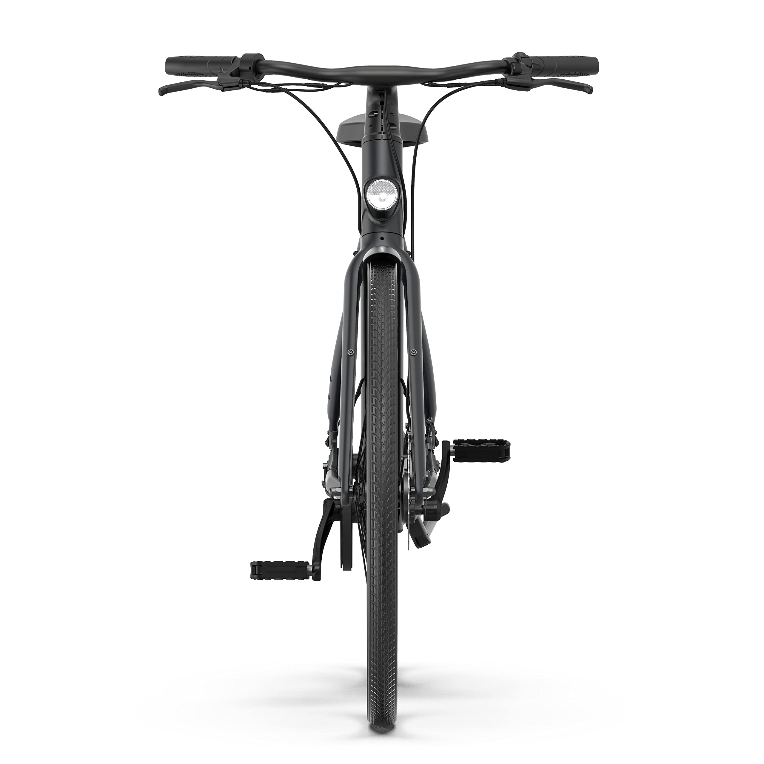 BirdBike A-Frame eBike with 50mi Max Operating Range & 20mph Max Speed, Stealth Black