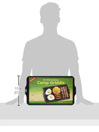 Coghlan's 7640 Non-Stick Two Burner Griddle, 16-1/2 Inches x 10 Inches