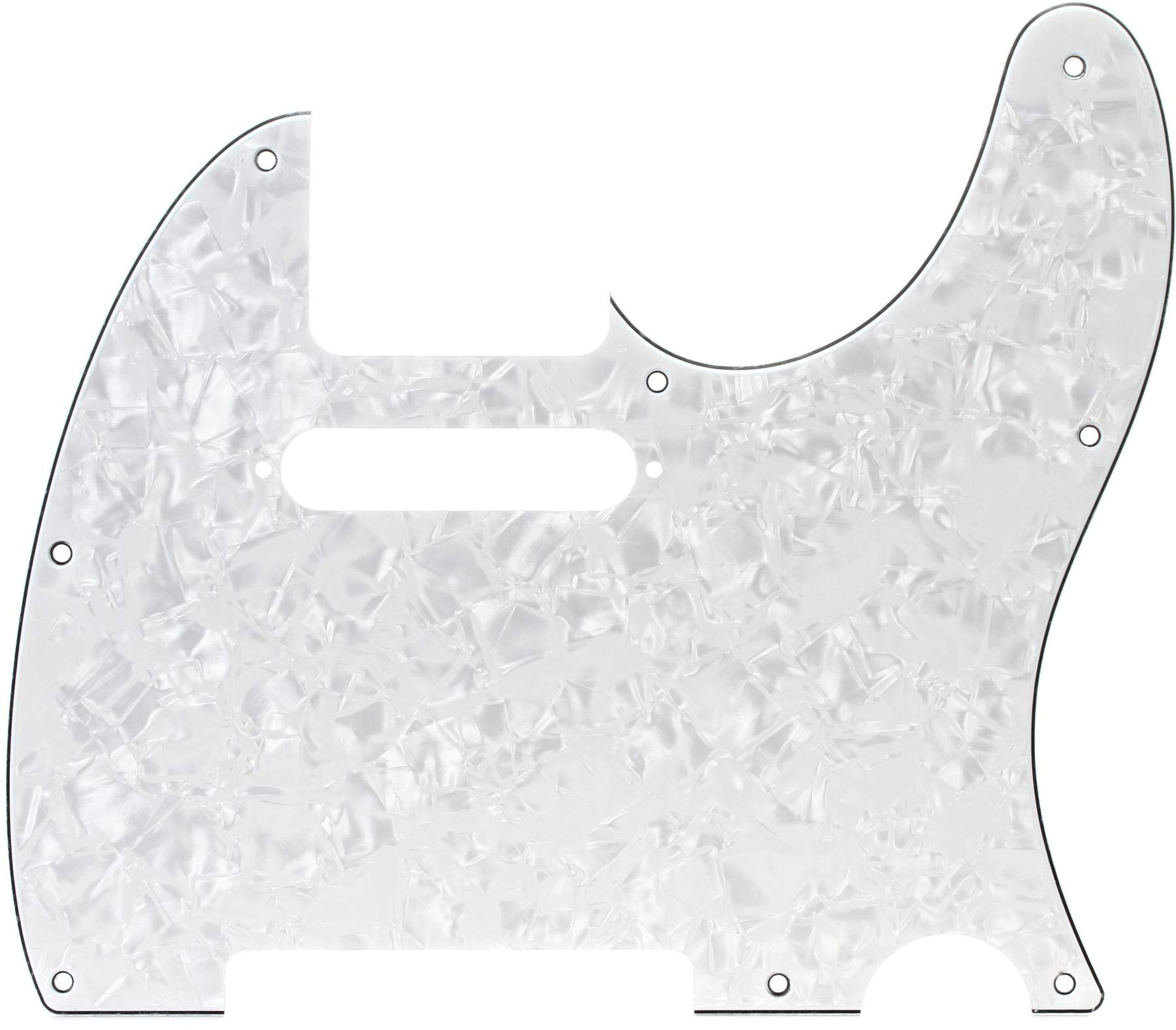 Fender Standard Telecaster Pick Guard (8-Hole) 4-Ply - White Pearl