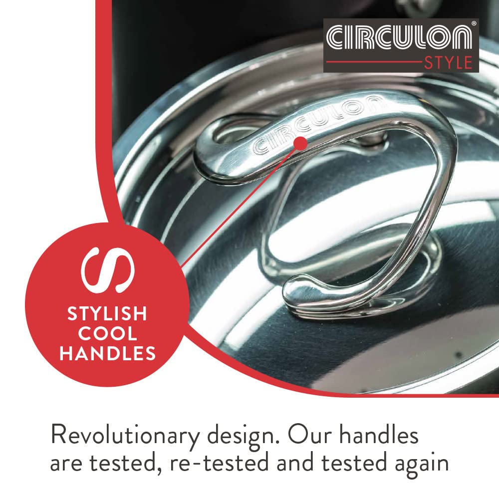Circulon Style Hard Anodised Skillet, 28cm