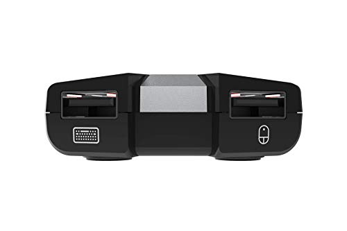 NEXiLUX Mouse Keyboard Converter for Playstation 4 / Xbox One/Switch / PS3 / Xbox 360 - Silver Edition (NXL-95223)