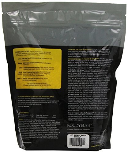 RoudyBush Low Fat Bird Food, Small, 44-Ounce