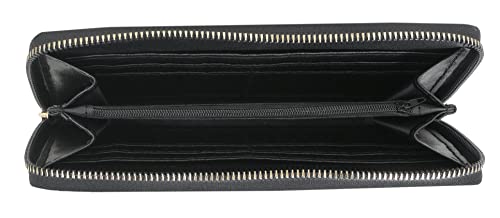 Rebecca & Rifka Faux Python Snakeskin Zip Around Wristlet Wallet
