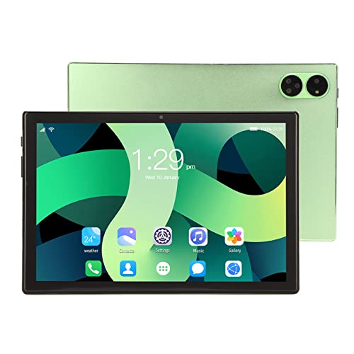 Call Tablet, 8 Core 12.0 Dual Cameras 8800mAh Large Capacity Battery Green 10.1 Inch Tablet HD Large Screen Adult 100-240V (US Plug)