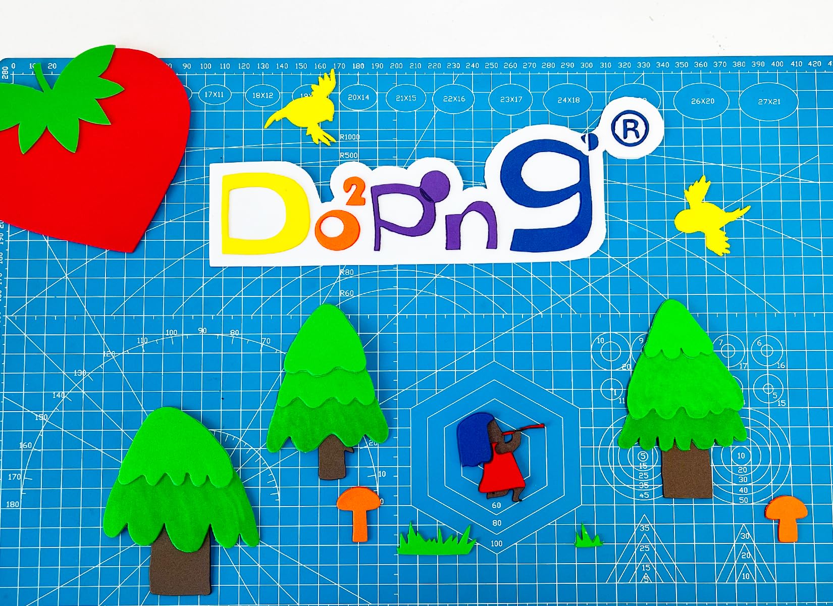 Do²ping Foam Sheets Crafts, 8.5x5.5 Inch 10 Colors Craft Foam Paper for Crafts Project Scrapbooking DIY Cosplay (10 Sheets)