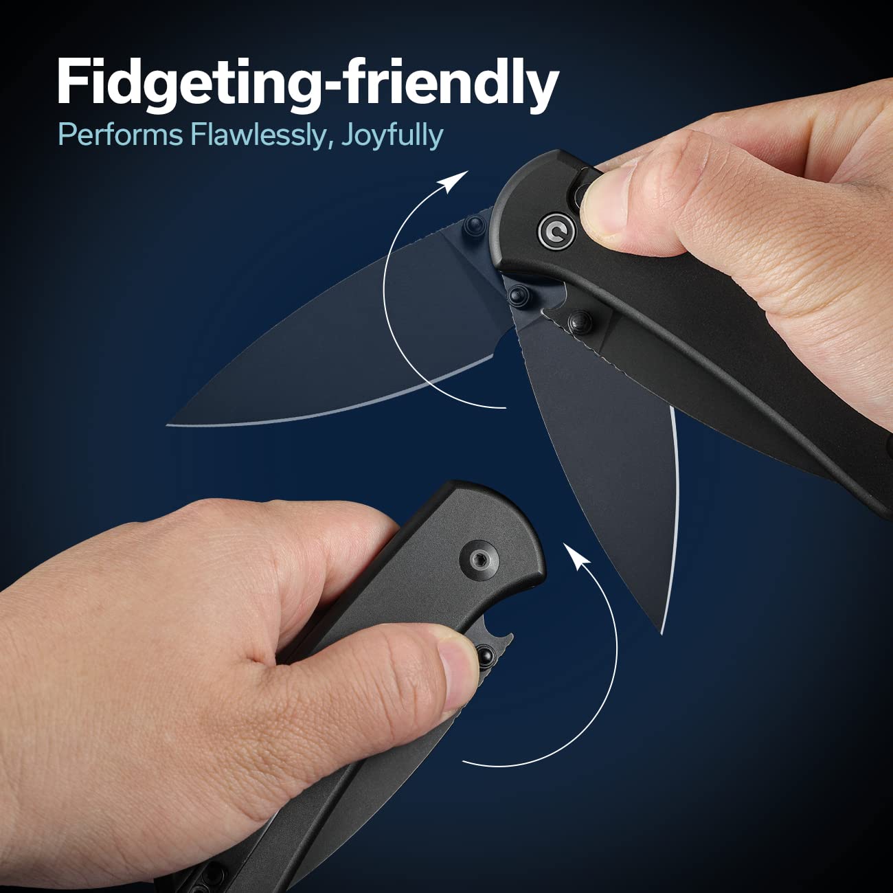 CIVIVI Baby Banter Fixed Blade and Qubit, Great EDC Knife Set